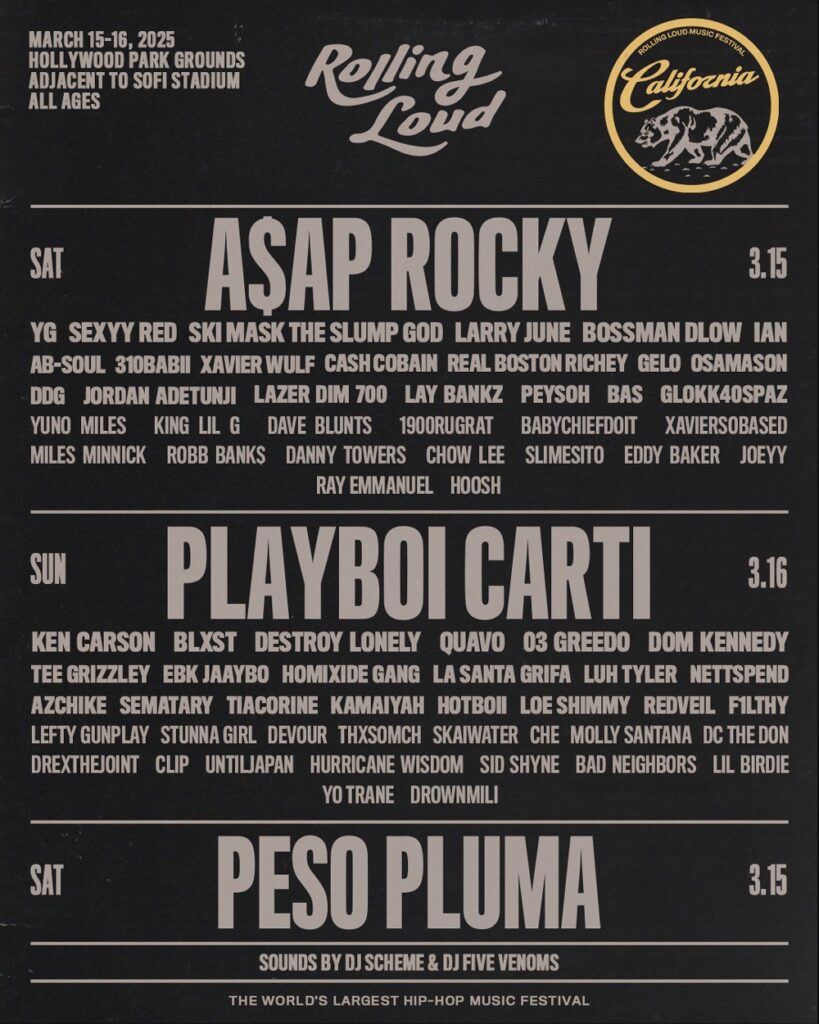 Lineup – Rolling Loud India